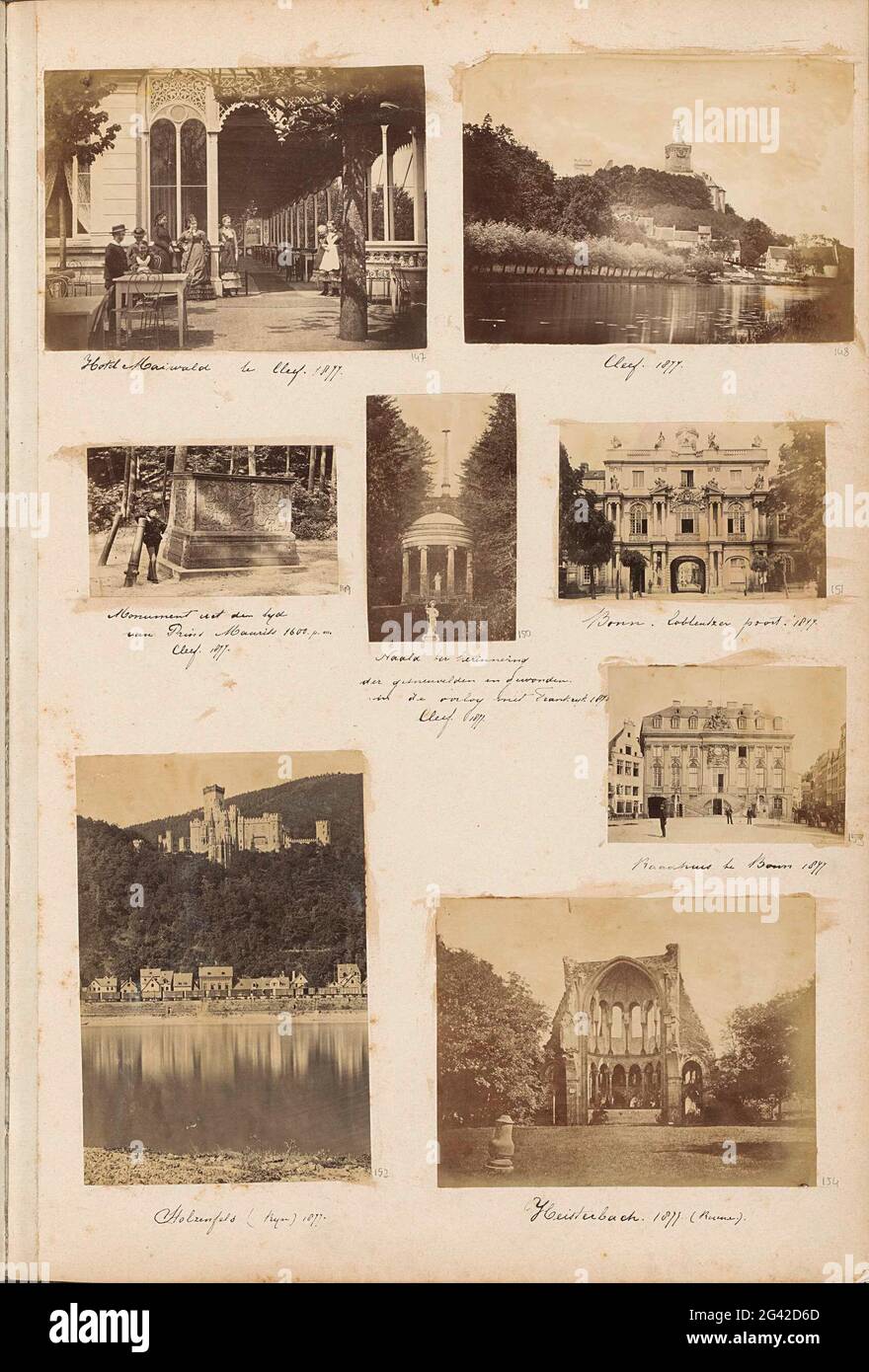 Exterior of the Bonn City Hall. Part of photo album by Robert Daniel ...