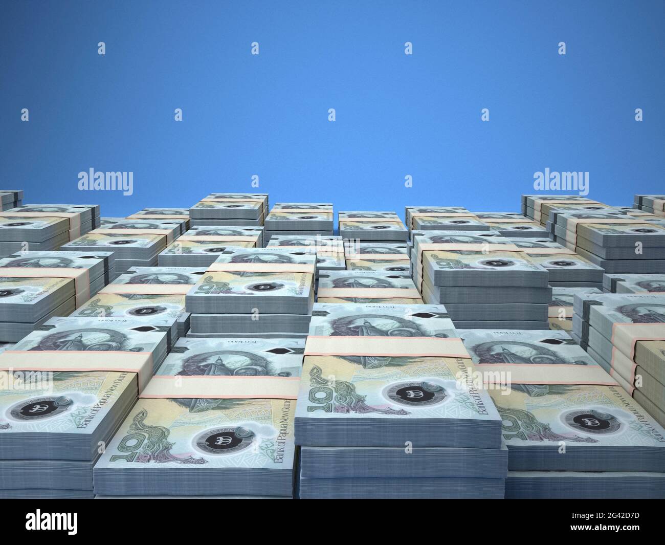 Money of Papua New Guinea. Papua New Guinean kina bills. PGK banknotes ...