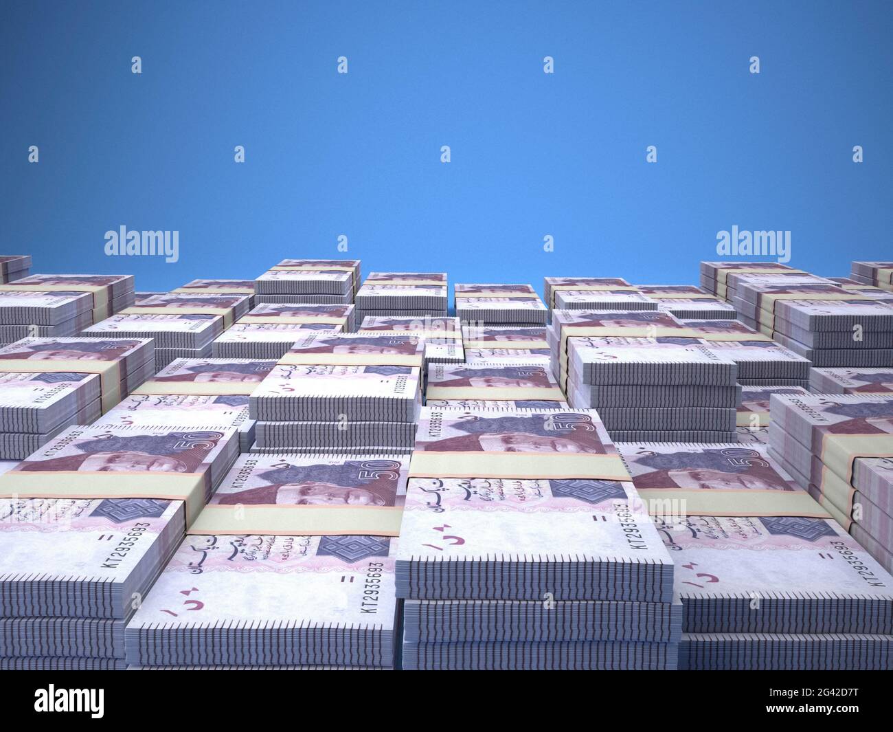 Money of Pakistan. Pakistani rupee bills. PKR banknotes. 50 rupees ...