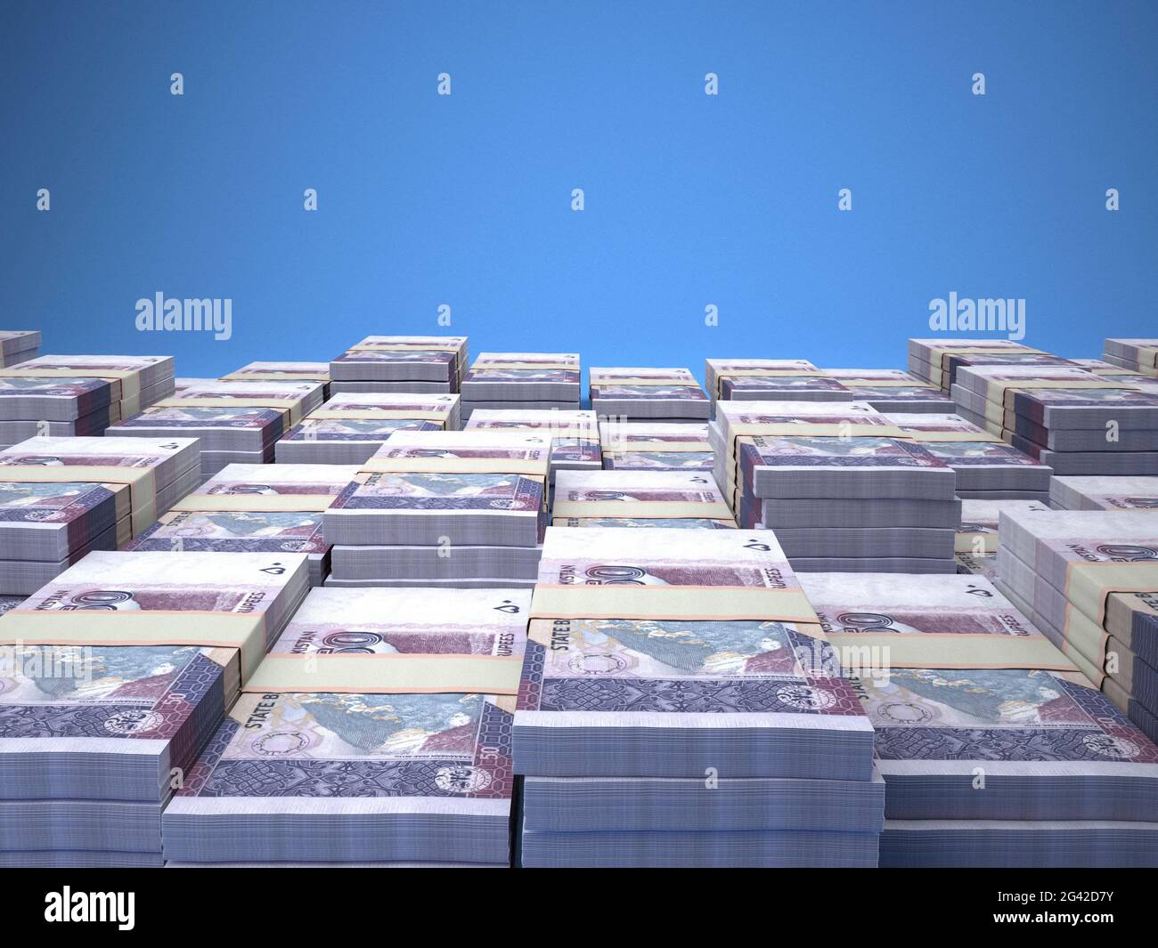 Money of Pakistan. Pakistani rupee bills. PKR banknotes. 50 rupees ...