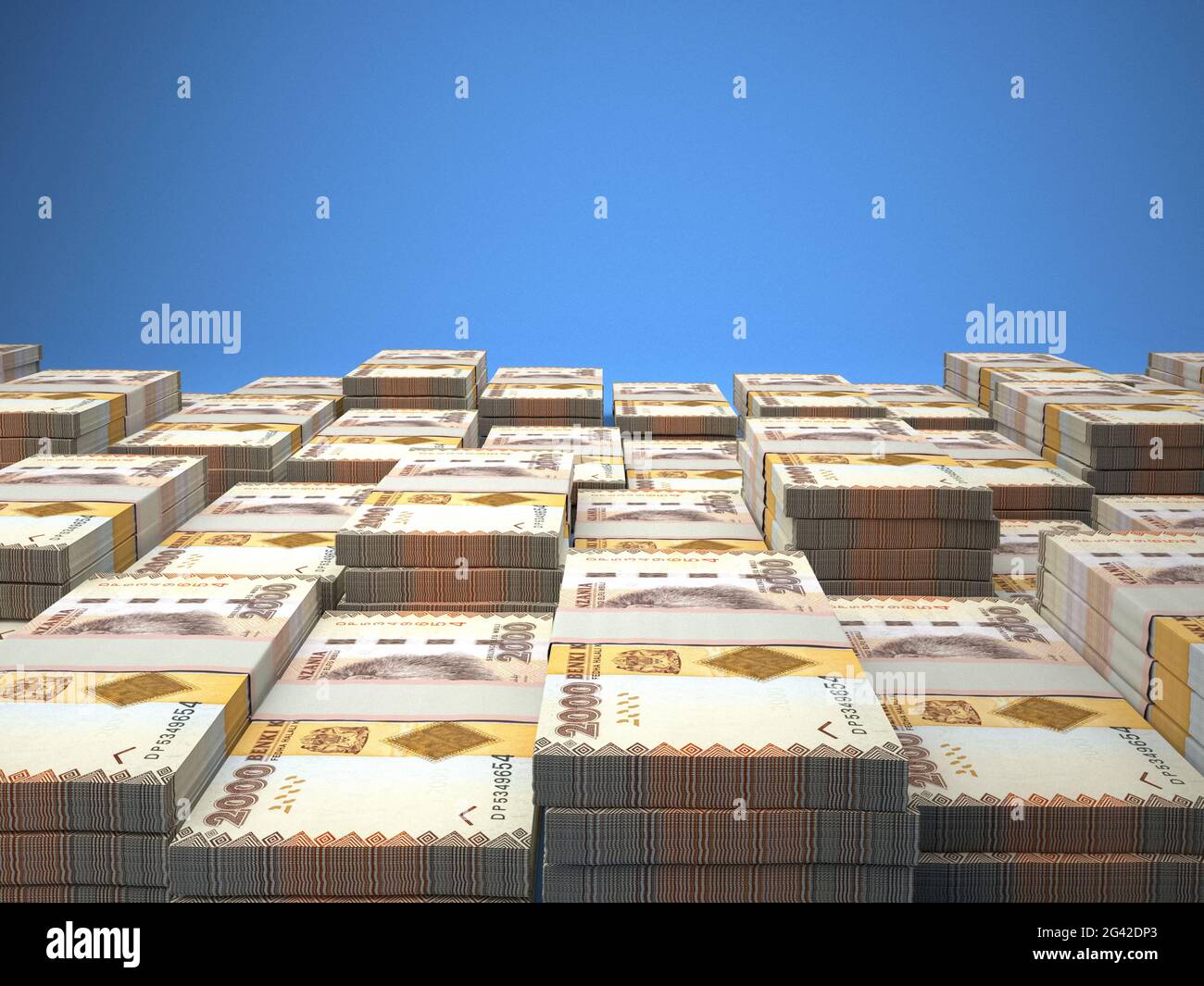 Money of Tanzania. Tanzania shilling bills. TZS banknotes. 2000 ...