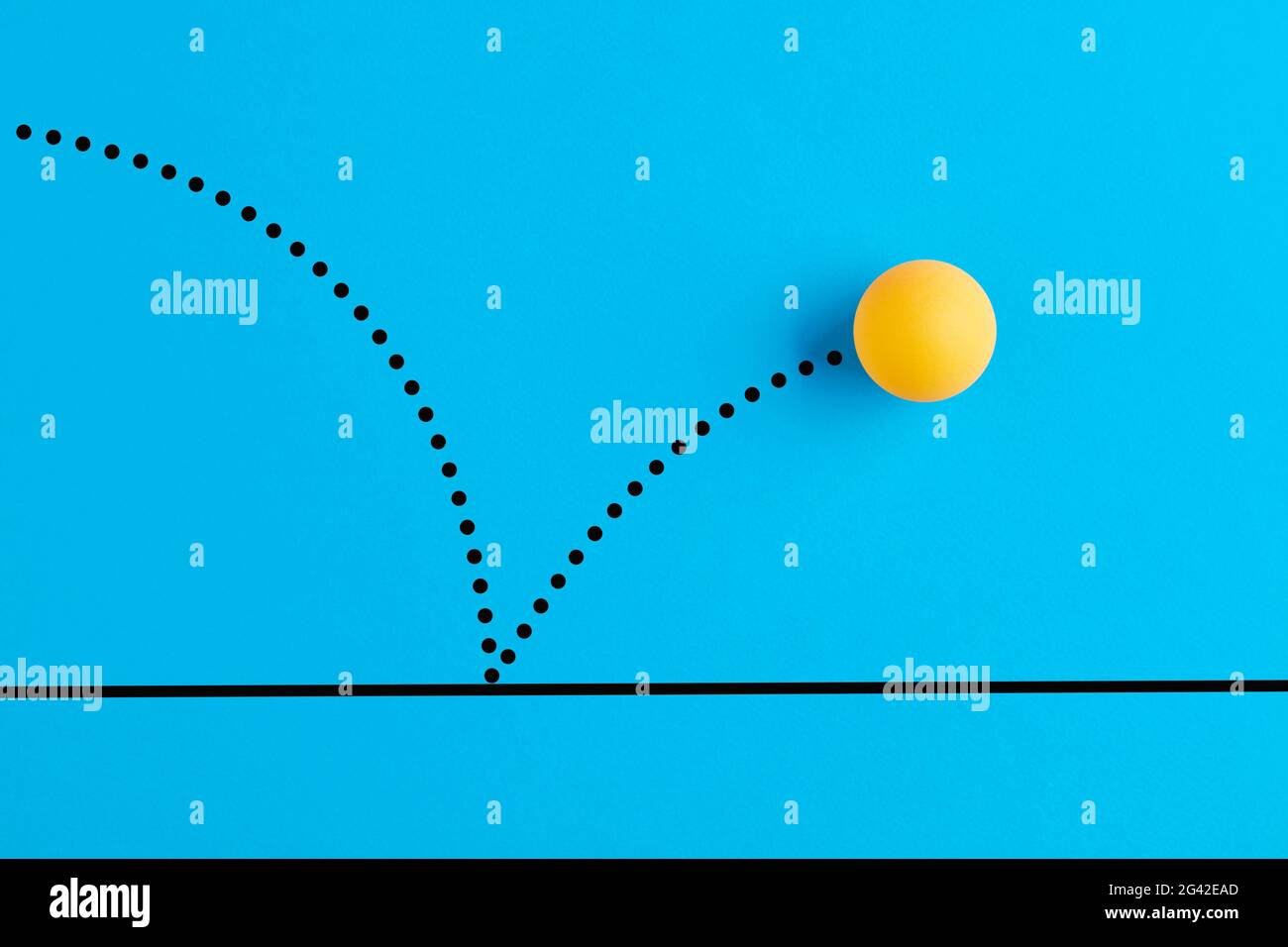 Bouncing Ping Pong Ball Clip Art