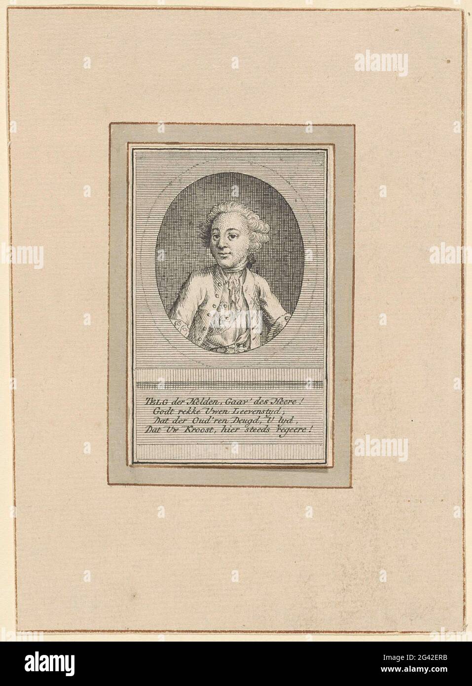 Portrait of Willem V, Prince of Orange-Nassau. Portrait of Willem V in ...