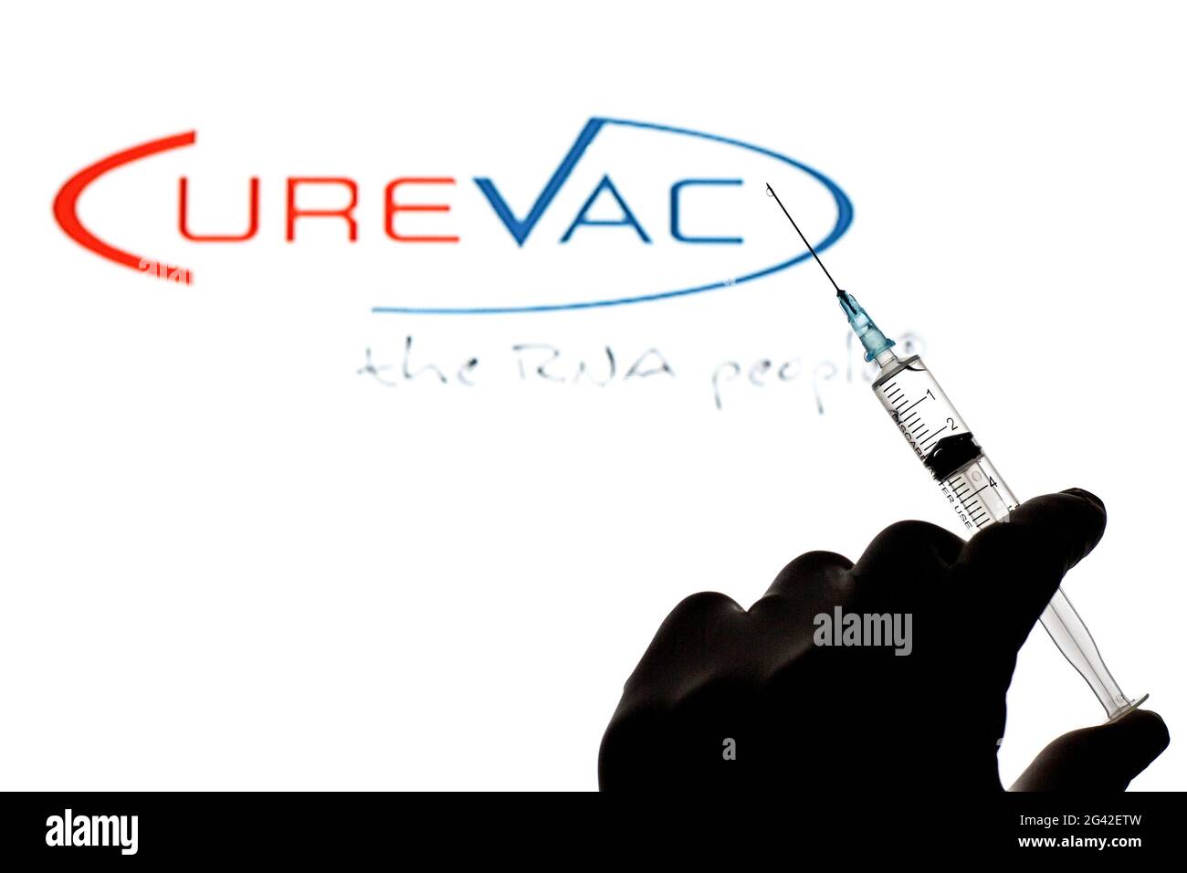 Curevac logo hi-res stock photography and images - Alamy