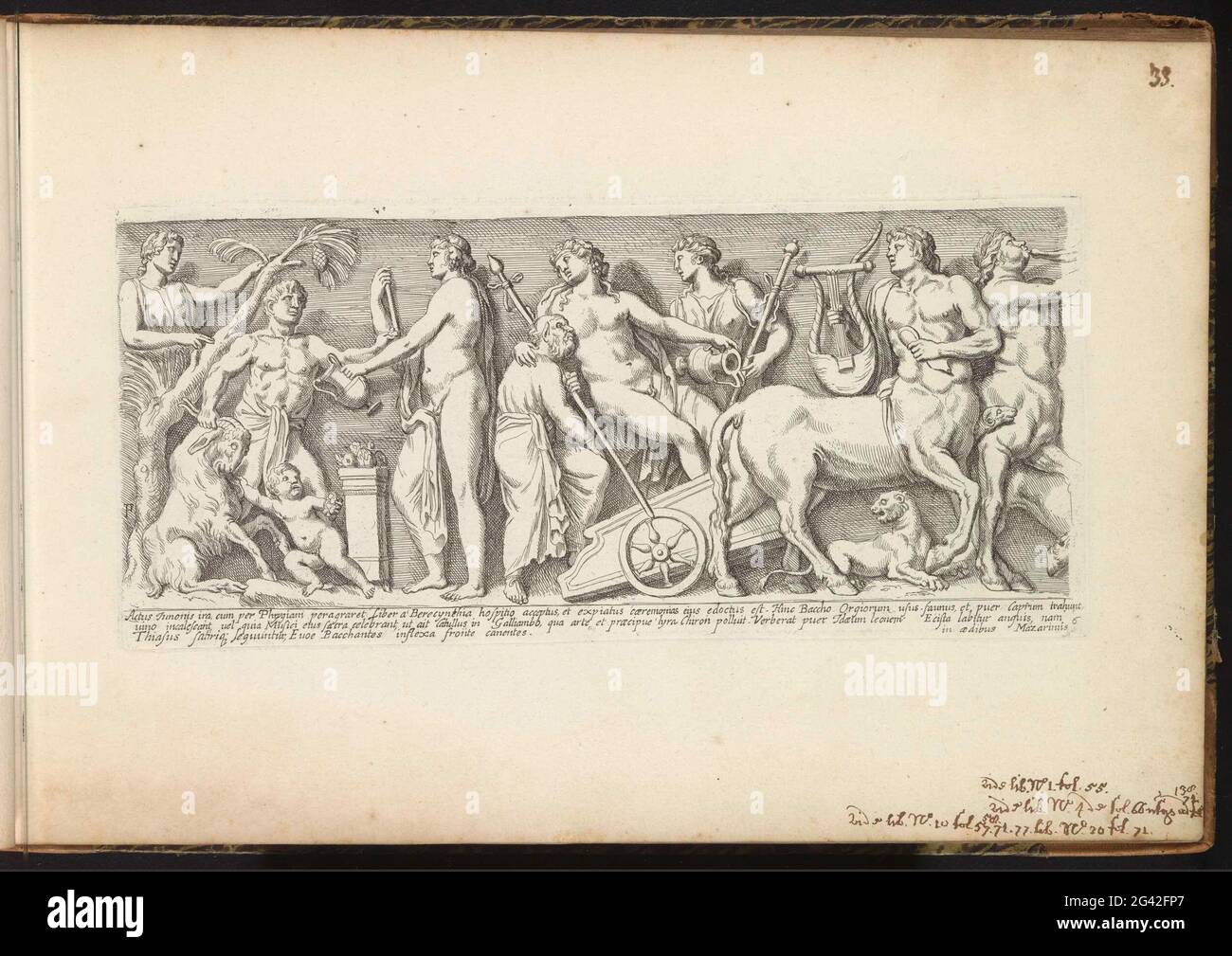 Relief with triumph of Bacchus; Roman sculpted reliefs; Icone et ...