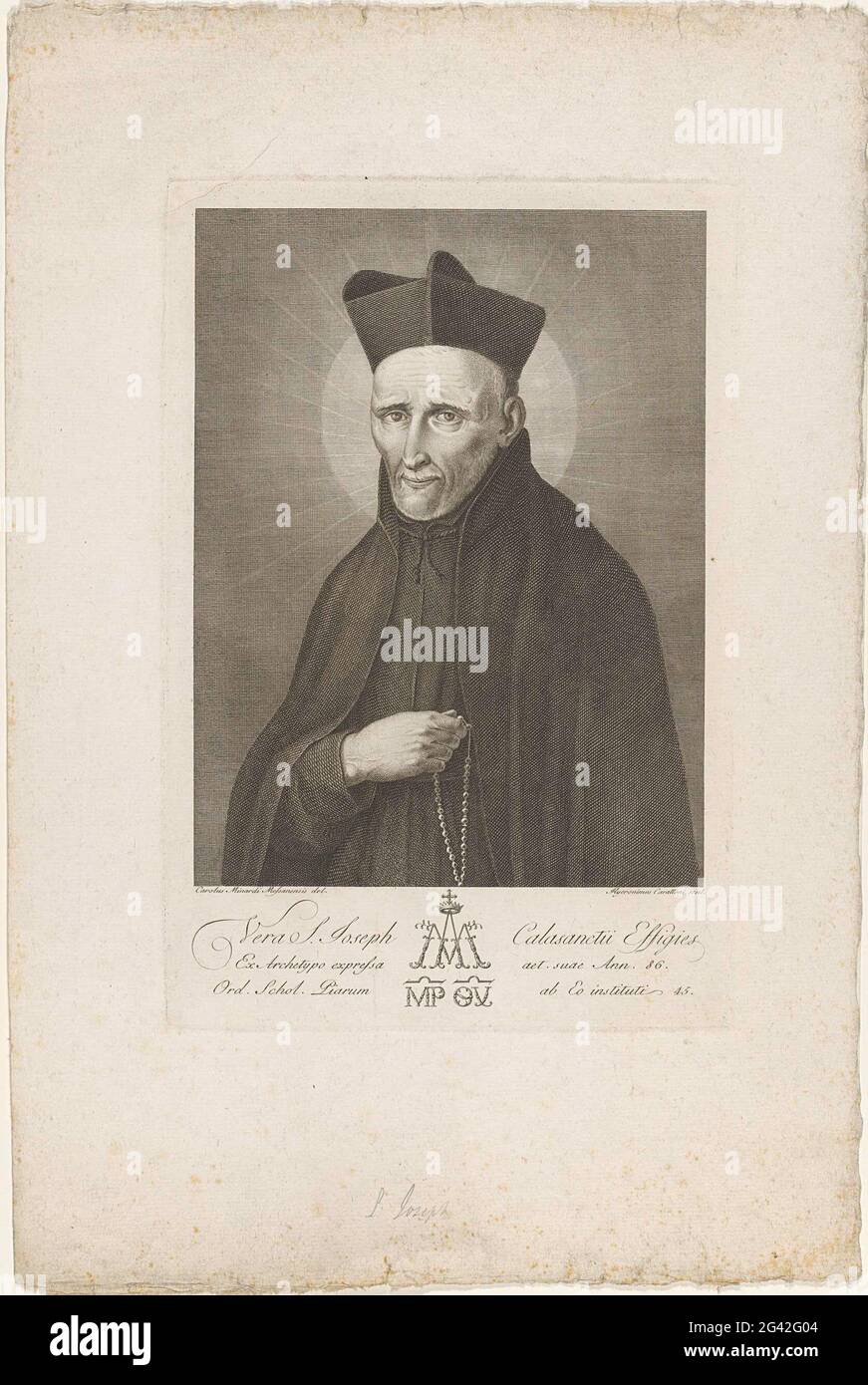 Portrait of the Saint José the Calace Manter Stock Photo - Alamy