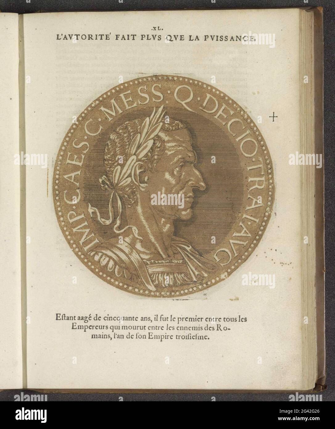 Portrait of emperor decius; Les Images Presque de Tous les Emperurs ...