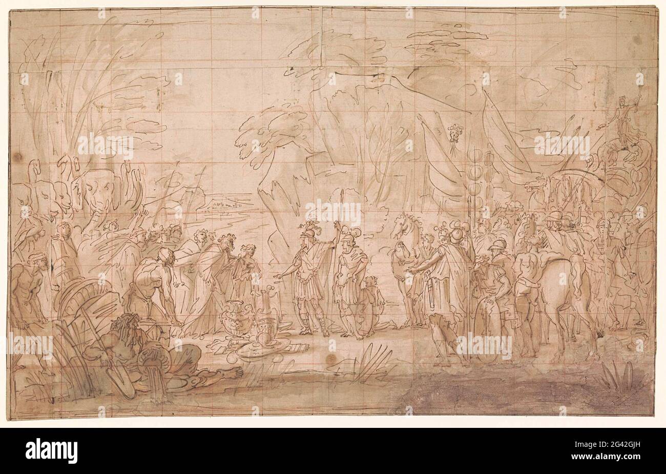 Scene from Roman history Stock Photo - Alamy