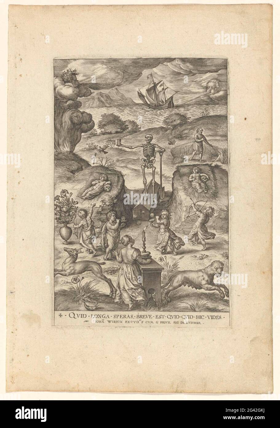 Allegory on the transience of human life Stock Photo - Alamy