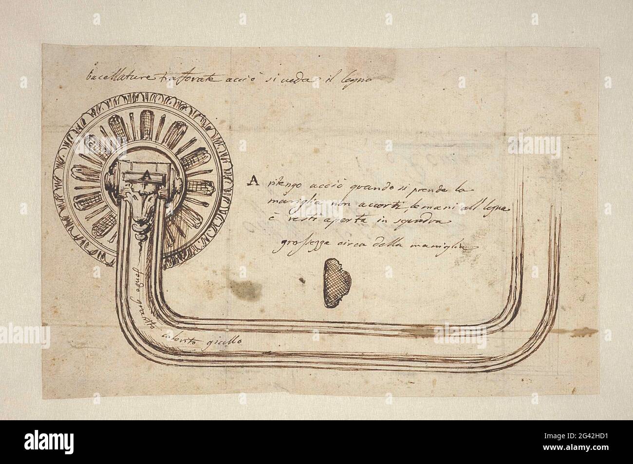 Design for a handle Stock Photo - Alamy