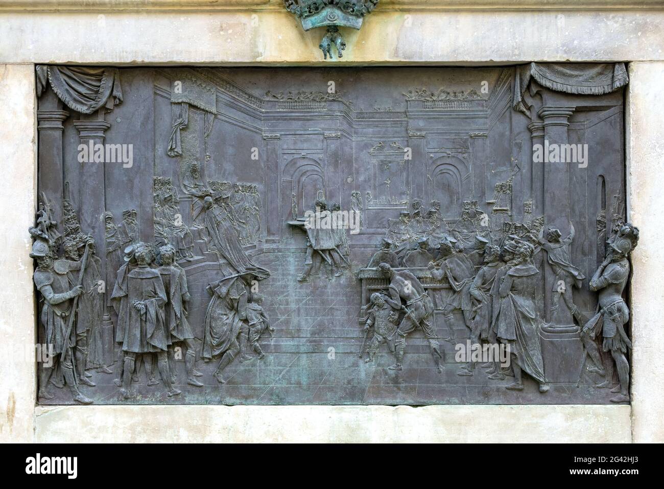 Bas relief panels hi-res stock photography and images - Alamy