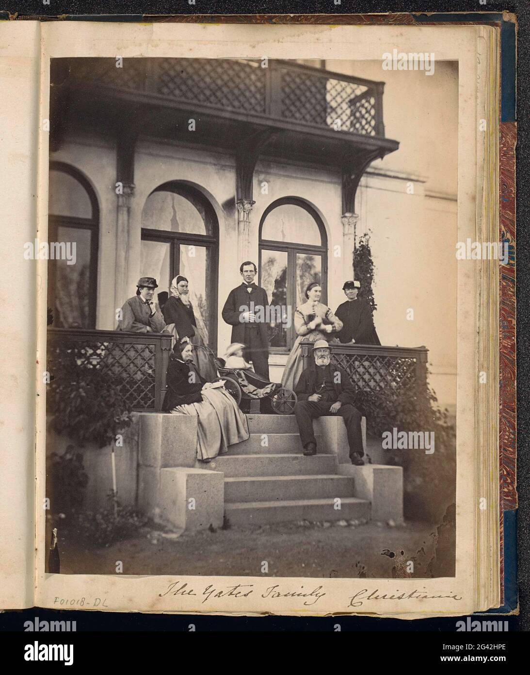 Portrait of the Yates family for a country house in Christiania; The ...