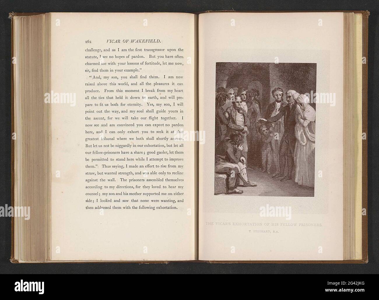 Photo reproduction of a print by Thomas Stothard, presenting an ...