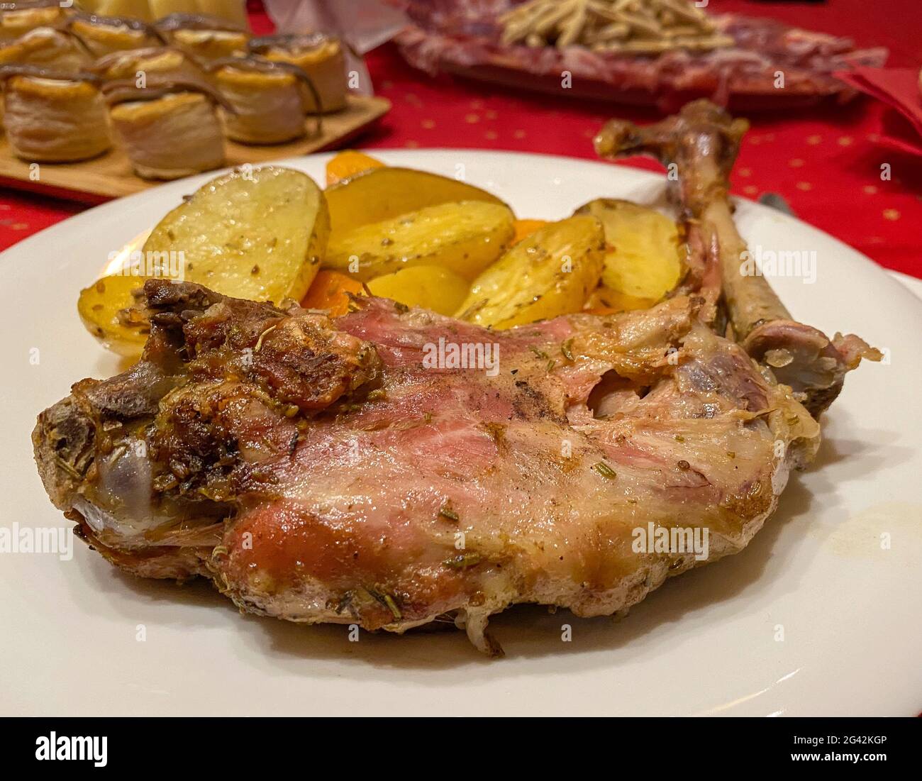 Goat meat cooked hi-res stock photography and images - Alamy