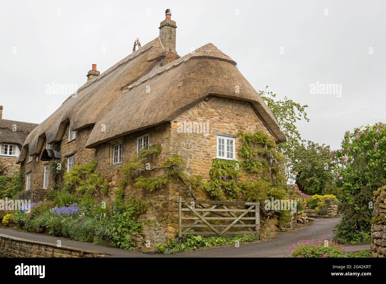 The village of Ebrington at Chipping Campden, Cotswolds ...
