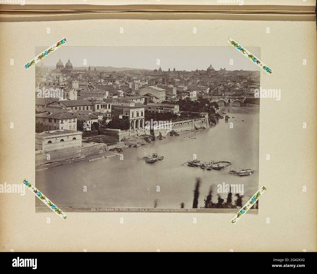 View of Rome from Basilica of Sint-Bonifatius and Alexius on the ...