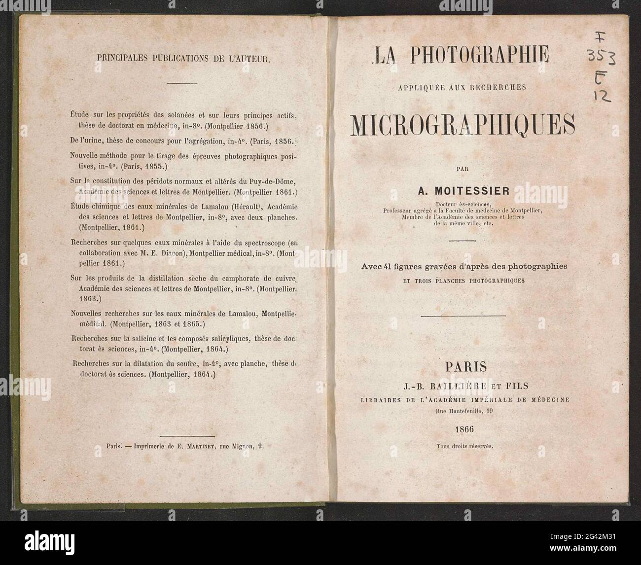 Photography applied to micrographic searches Stock Photo - Alamy