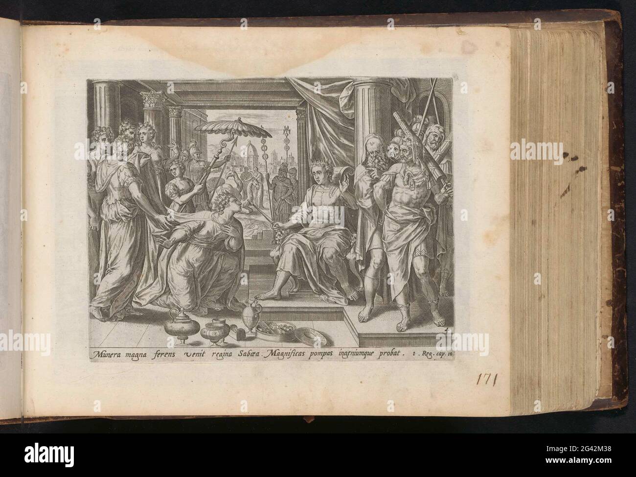 Solomon receives the Queen of Seba; Van Den Coninck Salomon; History of ...