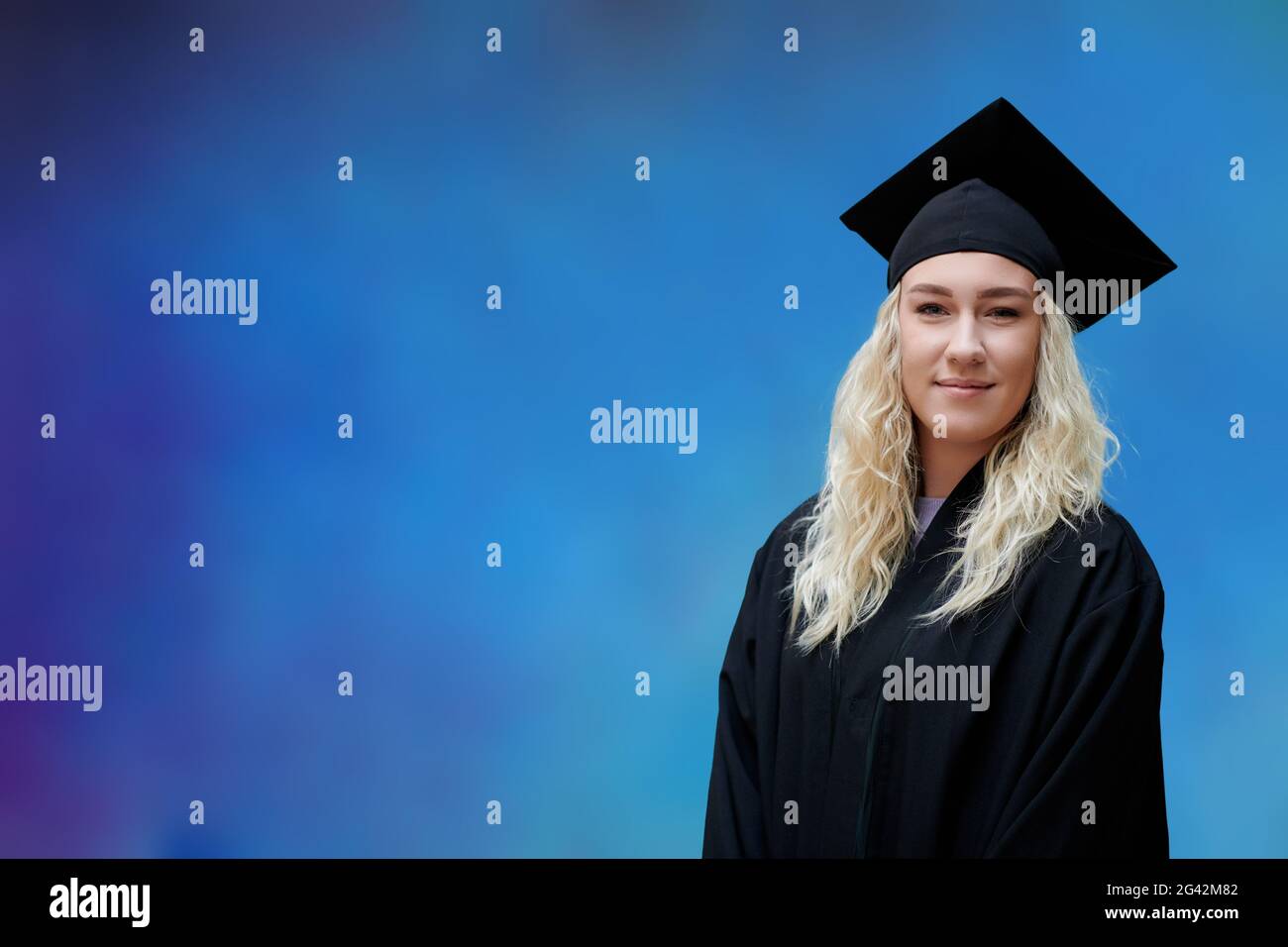 Portrait of the student on graduation day Stock Photo - Alamy