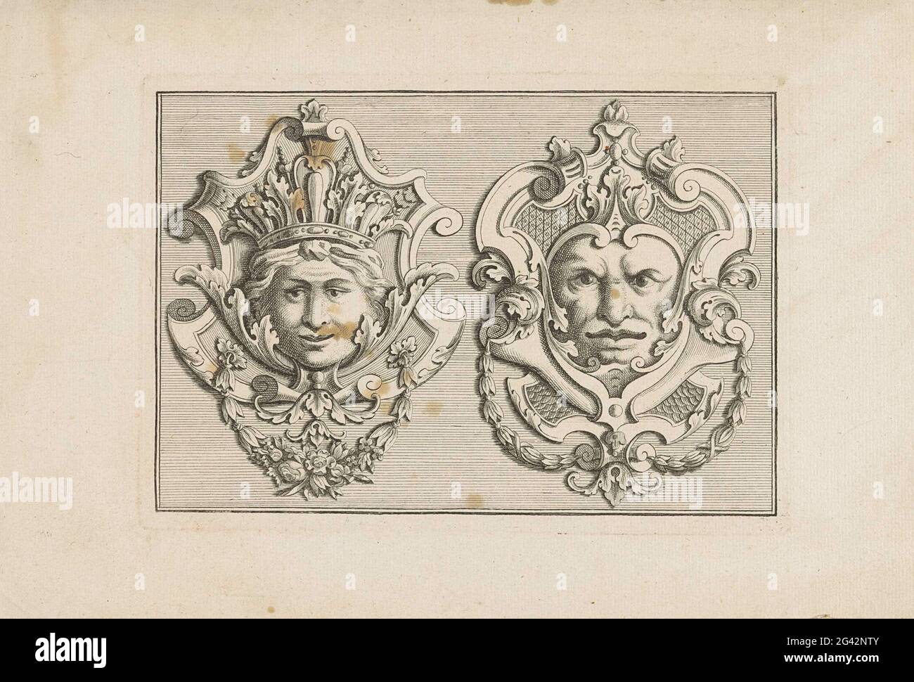 Two mascarons hi-res stock photography and images - Alamy