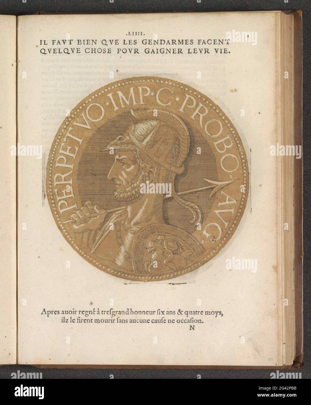 Portrait of emperor probus; Les Images Presque de Tous les Emperurs ...