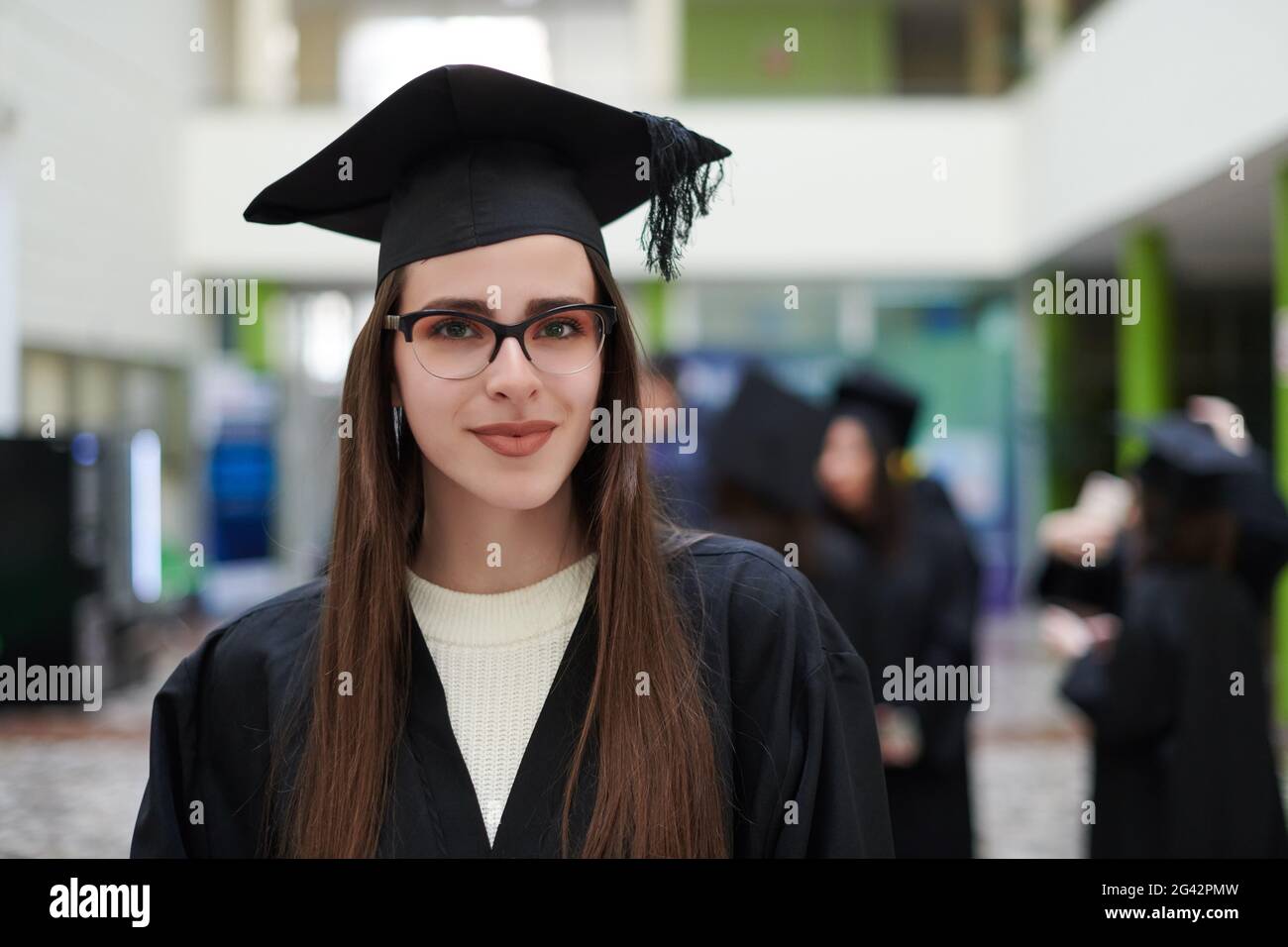 Portrait of student during graduation day Stock Photo - Alamy
