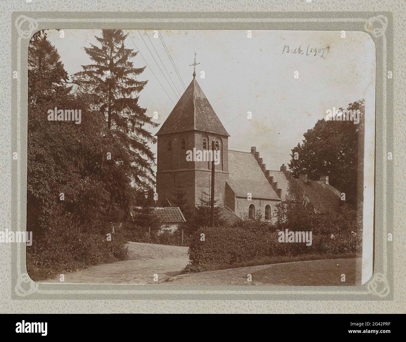Exterior of a church building on the Kerkberg in Beek (Gelderland ...