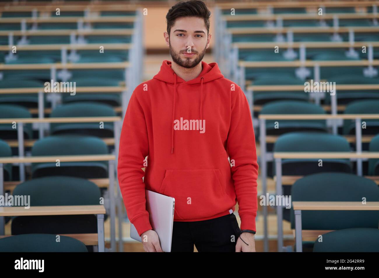 The student uses a notebook in school Stock Photo - Alamy