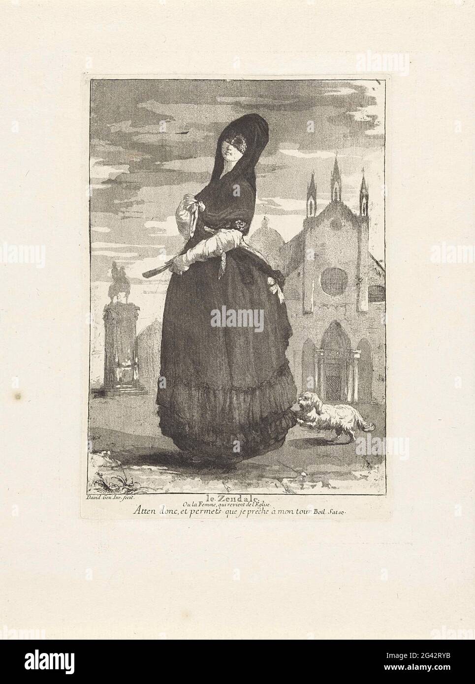 Woman with Zendale for a church; Le Zendale, Ou La Femme Qui Revient de ...
