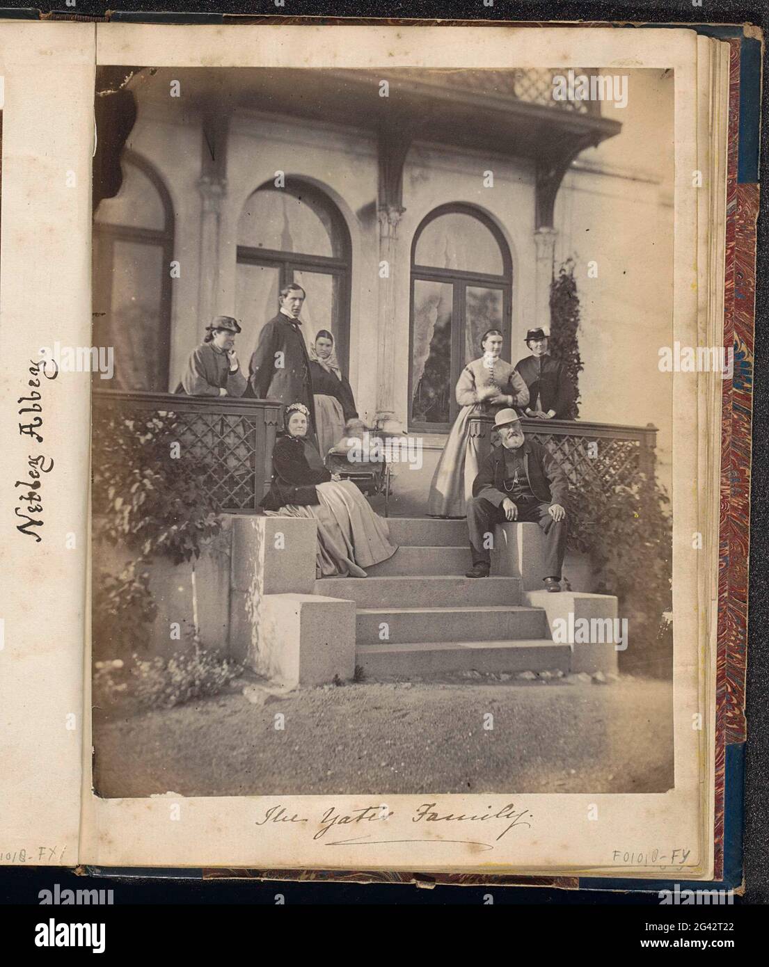 Portrait of the Yates family for a country house in Christiania; The ...