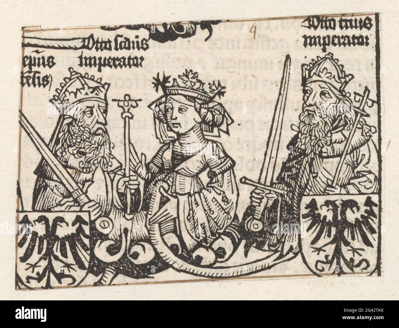 Emperors Otto II and Otto III; Otto se [cun] So Imperator / Otto t [er ...