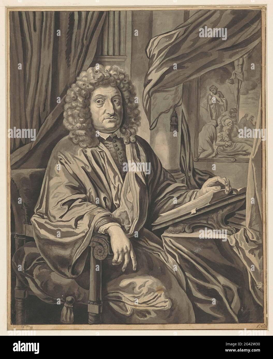 Portrait of Johannes Roos Stock Photo - Alamy