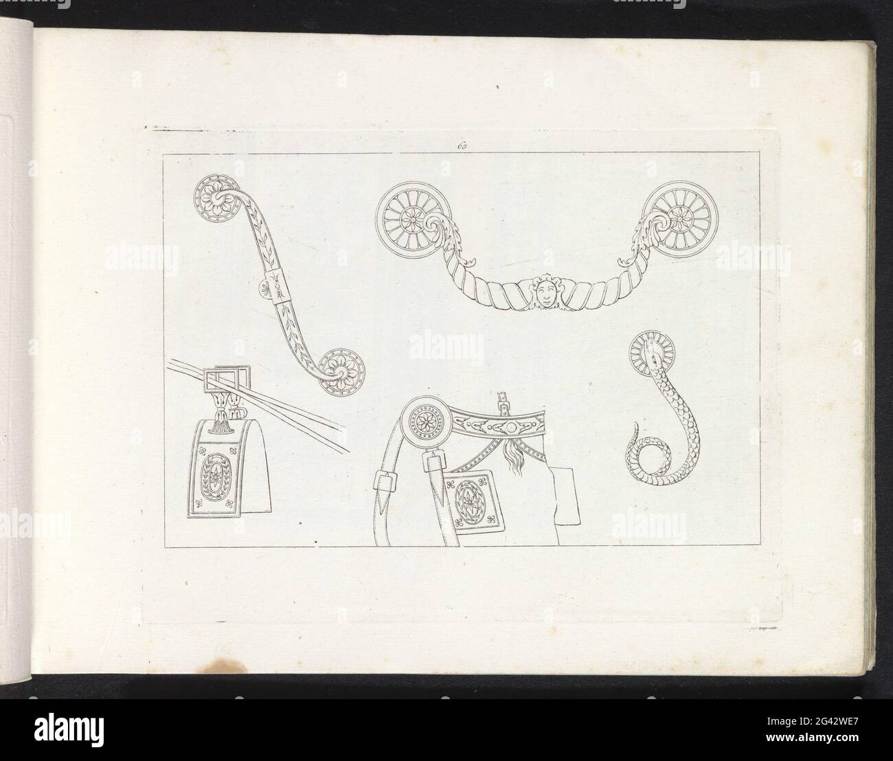 Parts of a carriage; Designs for religious and profane objects ...