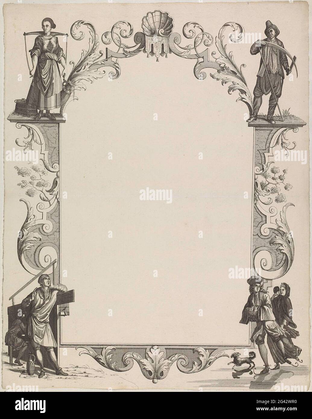 Call letter with different figures. Call letter with unwritten ...