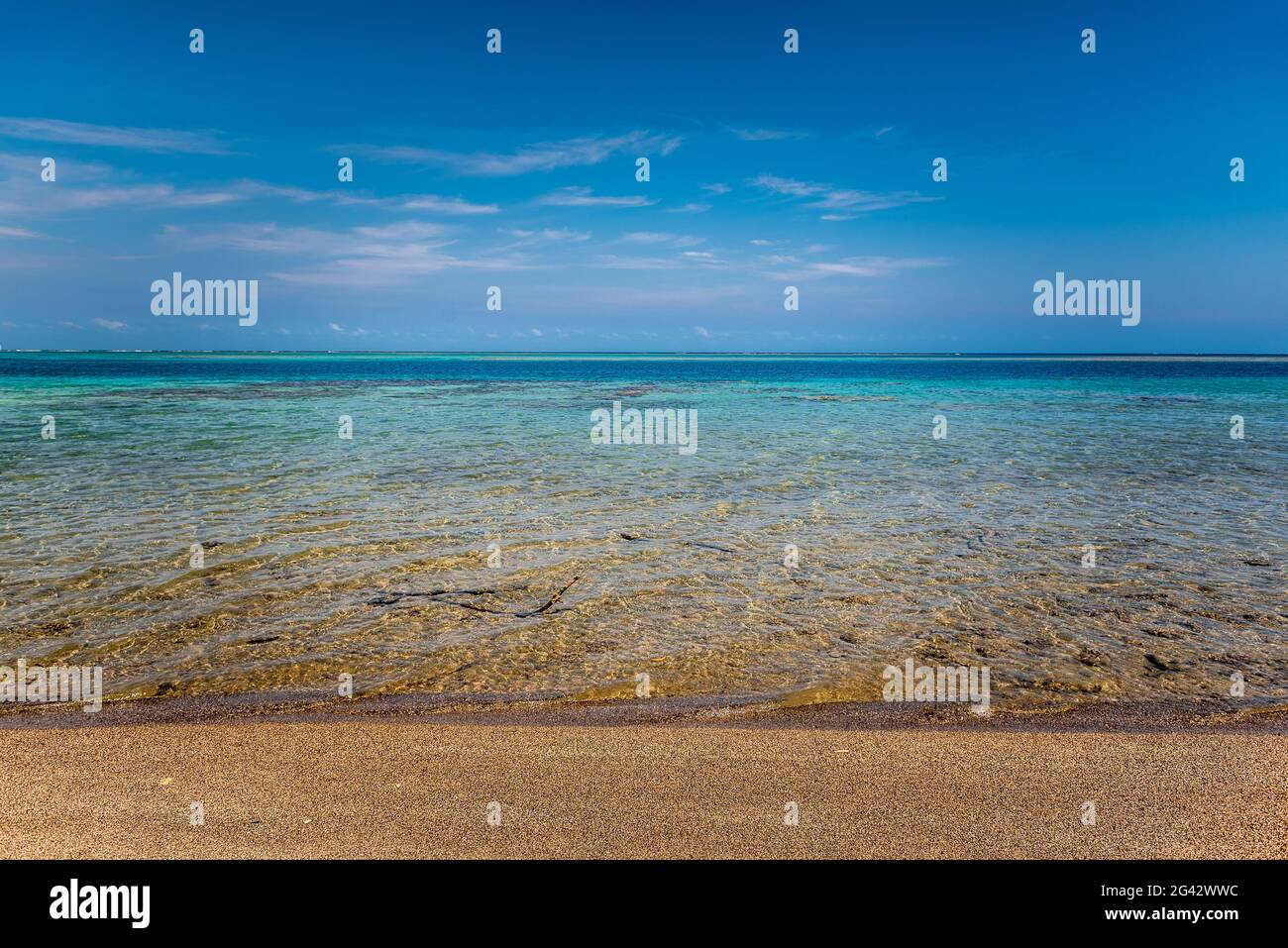 Sky sea and beach on Malekula, Vanuatu, South Pacific, Oceania Stock ...