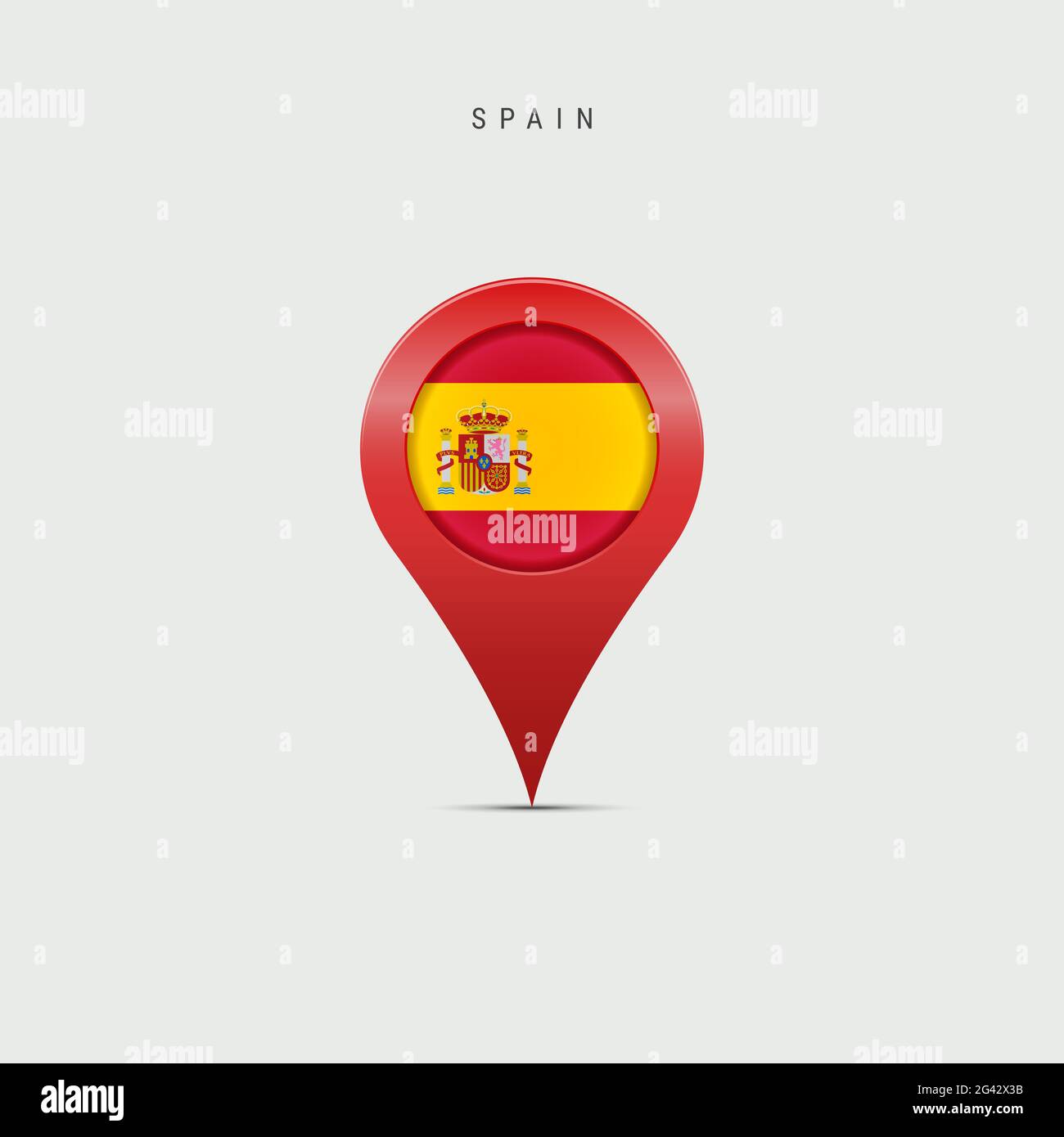 Map Spain In Spanish Flag High Resolution Stock Photography and Images ...