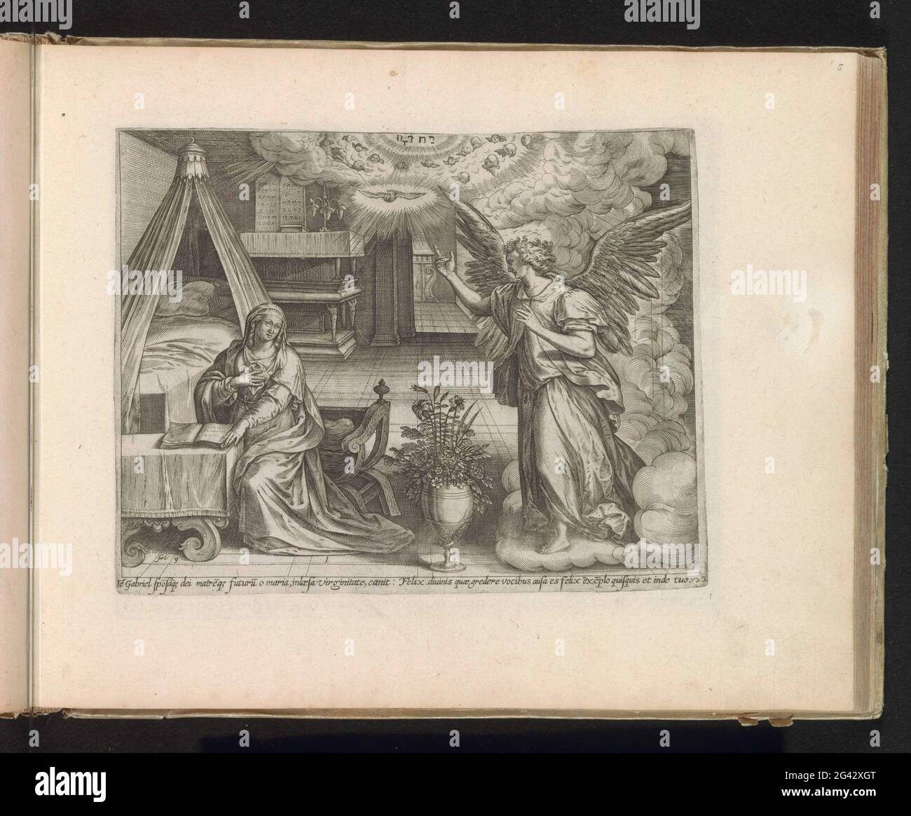 Annunciation; Youth of Christ; Thesaurus Novi Testamenti Elegantissimis ...