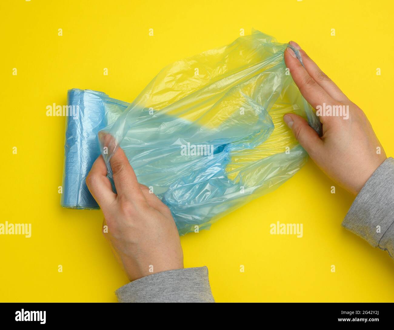 Transparent plastic bag recycle hi-res stock photography and images - Alamy