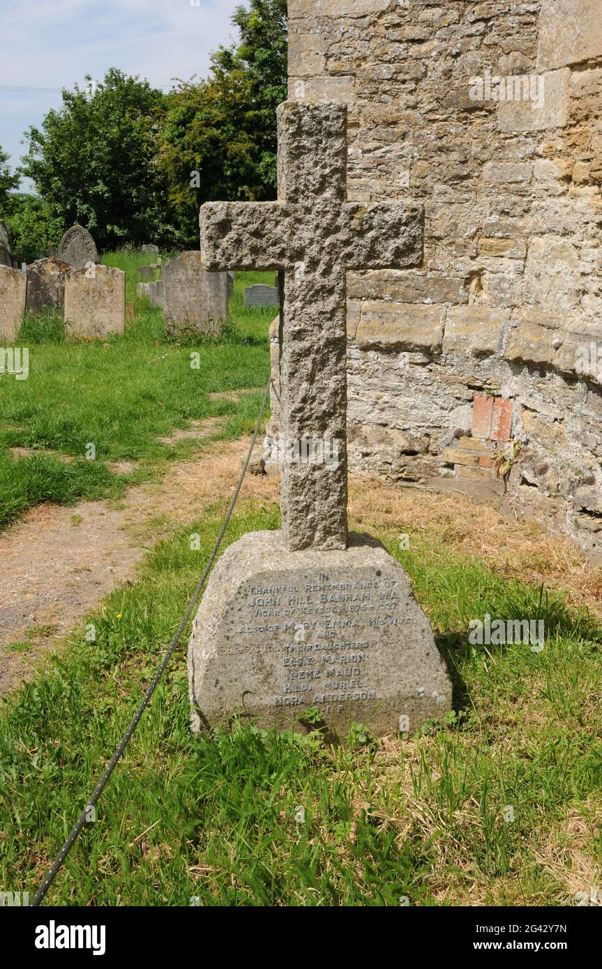 War Memorial, St Mary's Church, Keysoe, Bedfordshire Stock Photo - Alamy