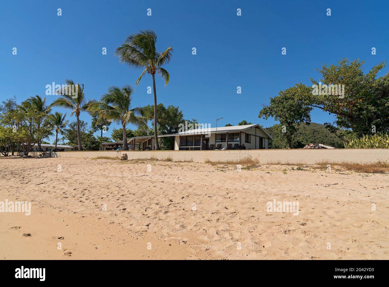 Cape Gloucester, Queensland, Australia - June 2021: A holiday resort on ...