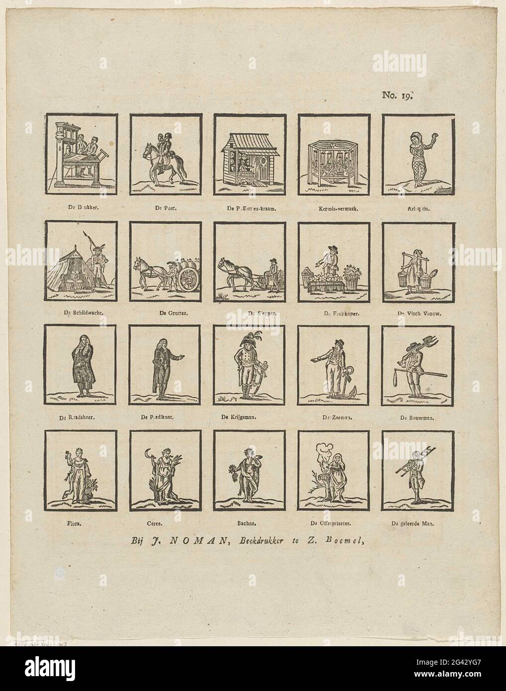 Figures and activities. Sheet with 20 performances from different ...