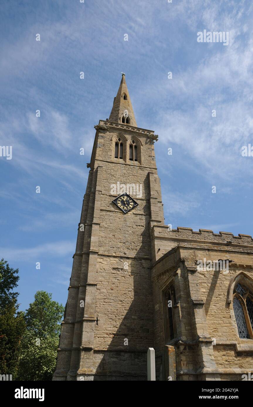 St Nicholas Church, Swineshead, Bedfordshire Stock Photo - Alamy