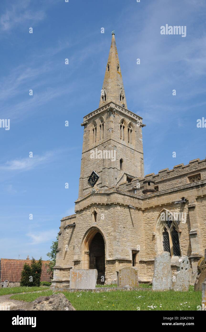 St Nicholas Church, Swineshead, Bedfordshire Stock Photo - Alamy