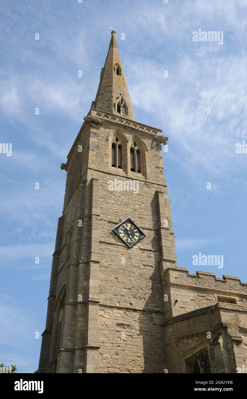 St Nicholas Church, Swineshead, Bedfordshire Stock Photo - Alamy