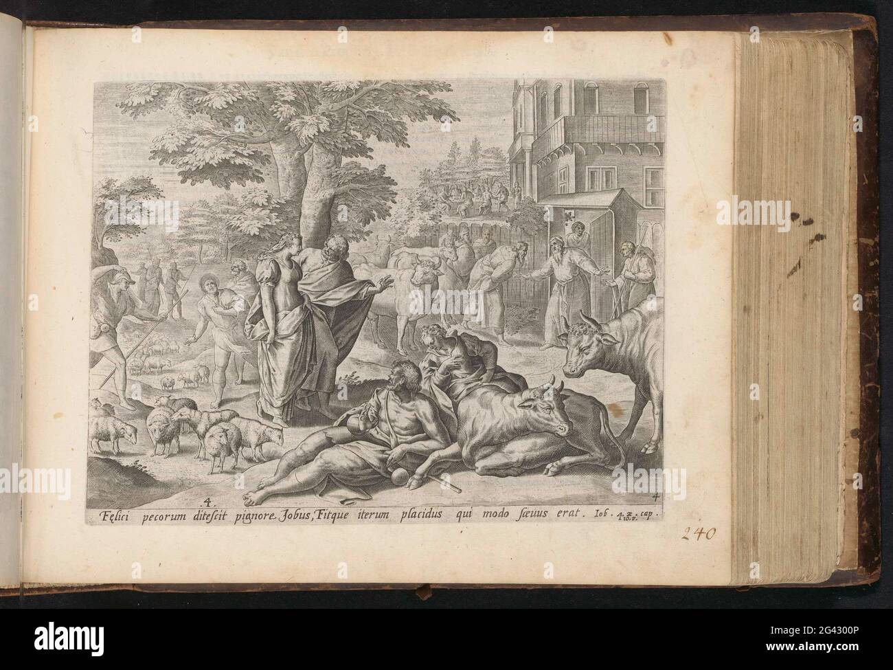 Job and his family restored to prosperity hi-res stock photography and ...