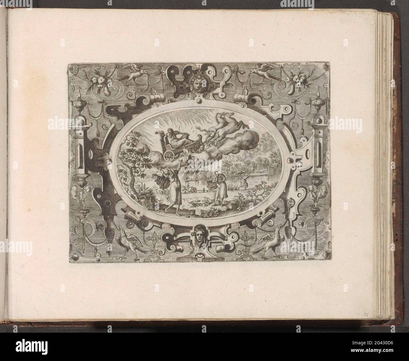 Elisa sees the Ascension of Elia; History of Elia and Elisa; Historia ...