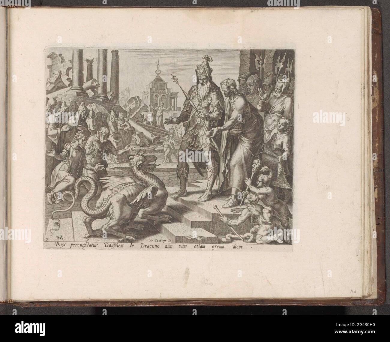 Daniel feeds the dragon; History of Daniel, bell and the dragon ...
