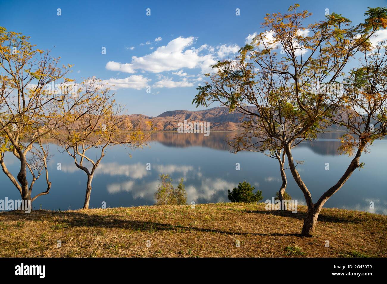 Itasy Lake, Lac Itasy, highlands west of Antananarivo, Madagascar ...