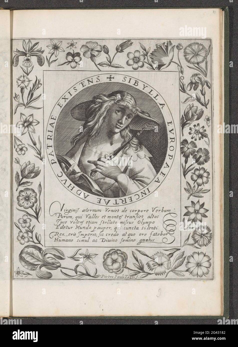 European Sibille; Imagini Gentilissime delle Dodici Sibille (...). Bust ...