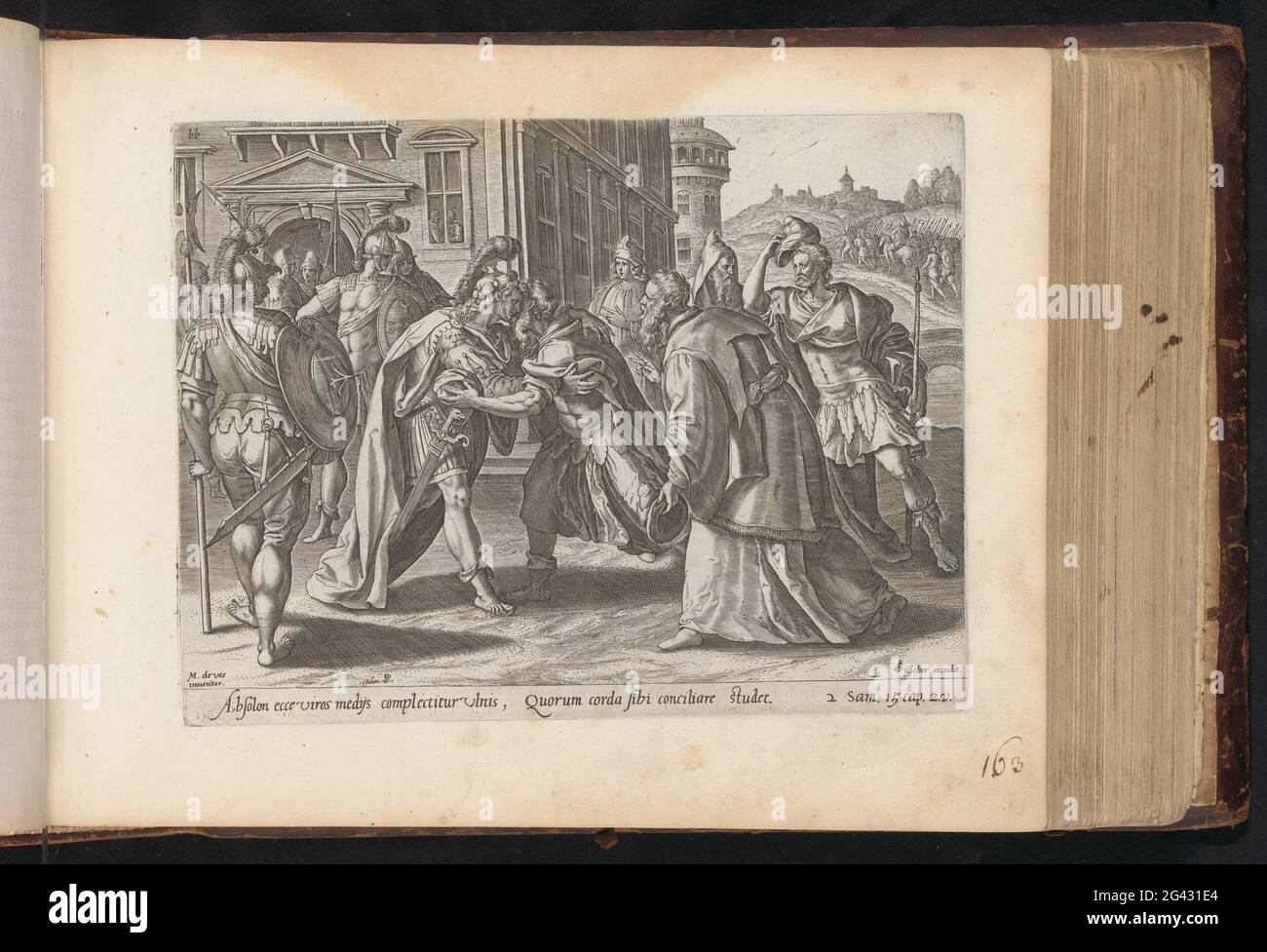 Absalom grabs to power; The Gheschiesis of Absalon; History of David ...